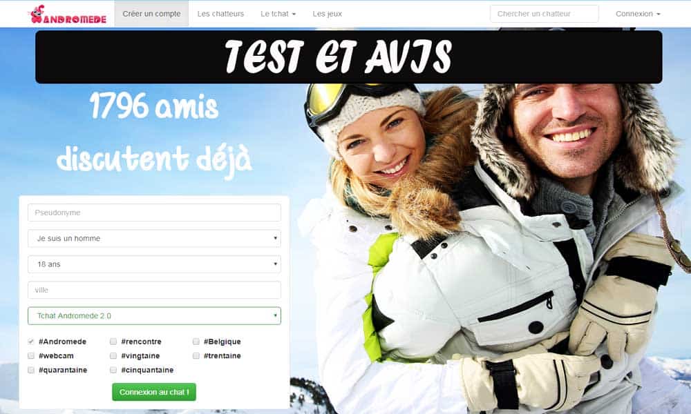 Andromede tchat : Notre avis et test de ce site de discussion